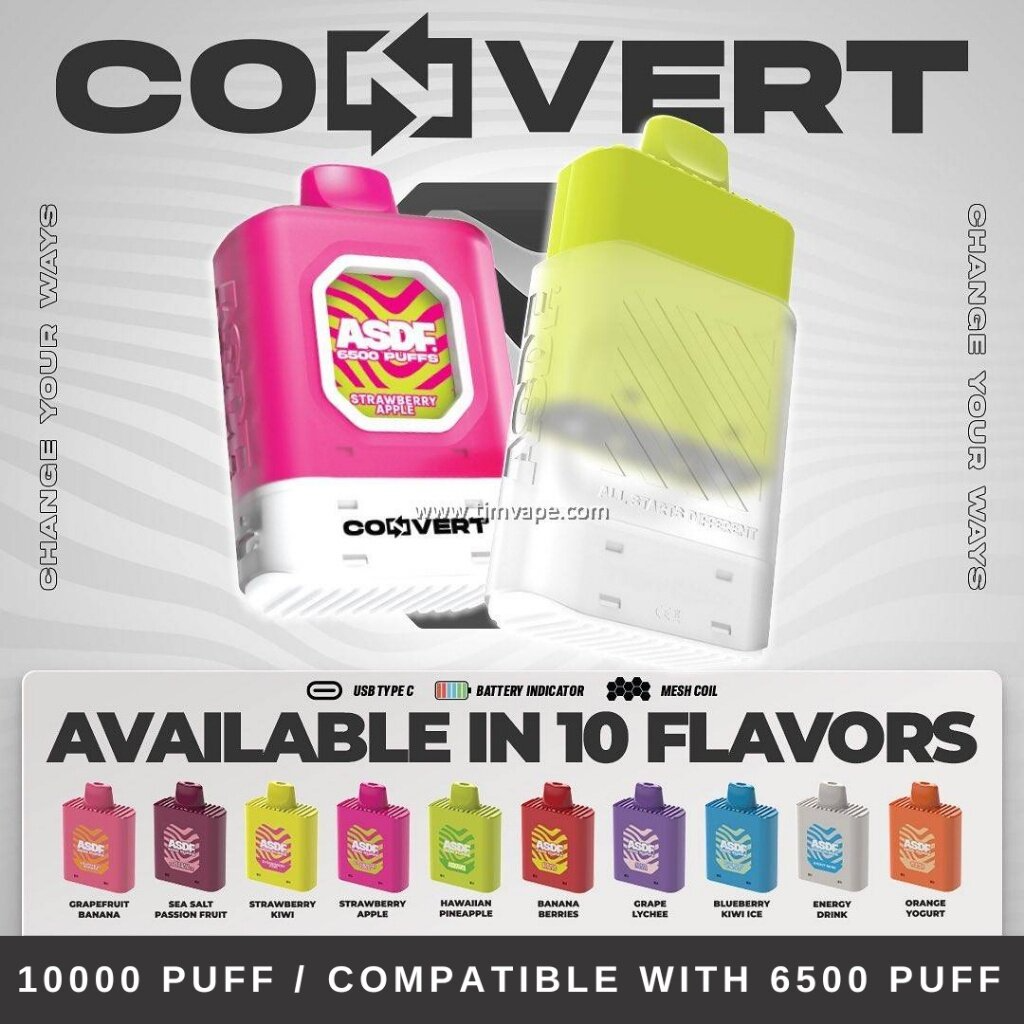ASDF CONVERT (DEVICE ONLY) | ASDF CONVERT 10000PUFF