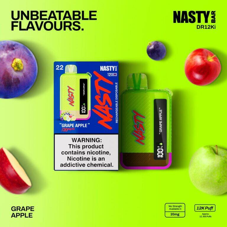 NASTY BAR 12000 PUFF DISPOSABLE | SingaporeVape | SGVape | VapeSG ...