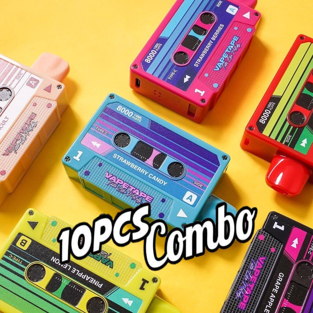 VAPETAPE 8000 Puff 10 PCS Bundle | VapetapeSG | SingaporeVapetape