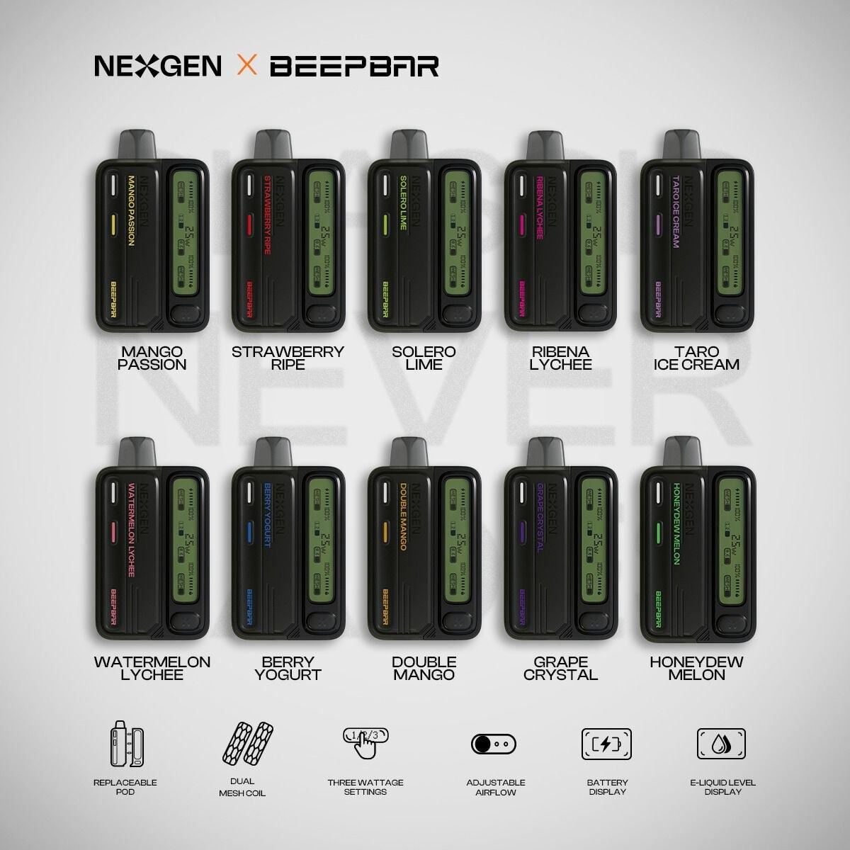 NEXGEN BEEPBAR 15000 PUFF DISPOSABLE | SingaporeVape | SGVape | VapeSG ...