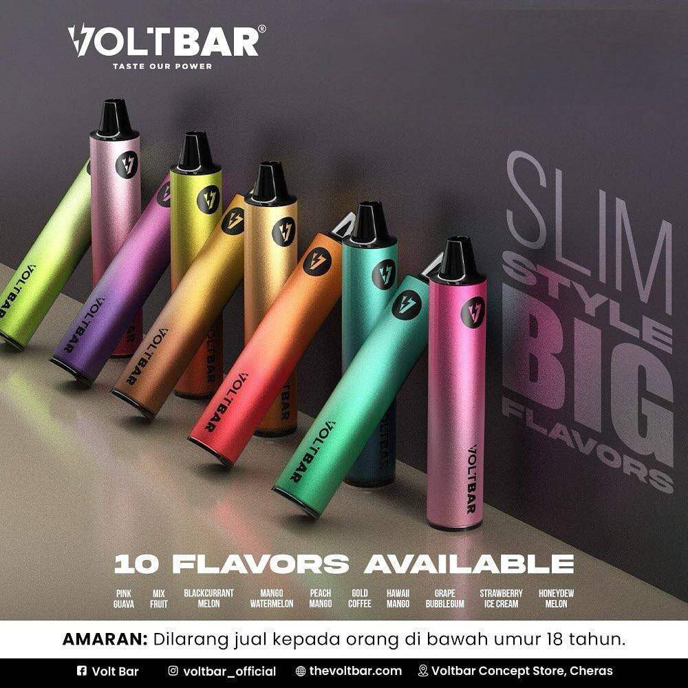 VOLTBAR 3000 PUFF DISPOSABLE | SingaporeVape | SGVape | VapeSG ...
